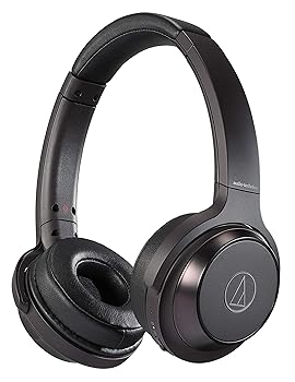 オーディオテクニカ ATH-WS330BT BK ワイヤレスヘッドホン bluetooth 重低音 SOLID BASS 最大70時間再生 ブラッ (中古:非常に良い)
