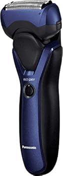 パナソニック メンズシェーバー 3枚刃 お風呂剃り可 青 ES-RT19-A(中古品)