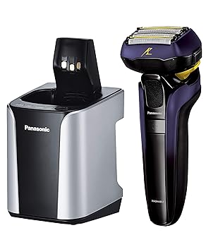 パナソニック ラムダッシュ メンズシェーバー 5枚刃 青 ES-LV7E-A(中古品)