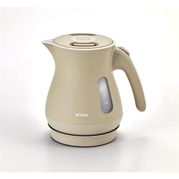 タイガー魔法瓶 PCL-A100CS 電気ケトル ＜わく子＞ 1.0L サンドベージュ(中古品)