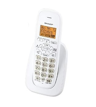 シャープ デジタルコードレス 増設子機 1.9GHz DECT準拠方式 JD-KE100 JD-KS120と同等(中古品)