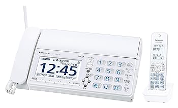 パナソニック デジタルコードレスFAX 子機1台付き 迷惑ブロックサービス対応 ホワイト KX-PZ620DL-W(中古品)