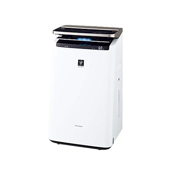 シャープ 加湿 空気清浄機 プラズマクラスター NEXT(50000) プレミアム 23畳 / 空気清浄 40畳 自動掃除 ホワイト(中古品)