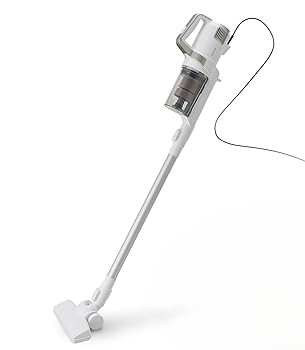 アイリスオーヤマ 掃除機 コード式 サイクロン 軽量 スティッククリーナー 2WAY SCA-110-W ホワイト(中古:非常に良い)