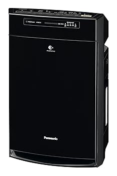 パナソニック 加湿 空気清浄機 ナノイー エコナビ搭載 ~25畳 ブラック F-VC55XU-K(中古品)