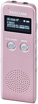 TASCAM(タスカム) VR-03-P ワイドFMラジオ搭載 ボイスレコーダー ピンク ICレコーダー 会議録音 議事録 ボイスメ(中古品)