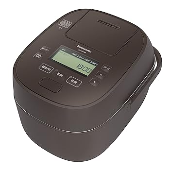 パナソニック 炊飯器 5.5合 おどり炊き 全面発熱5段IH式 ブラウン SR-MPA102-T(中古品)