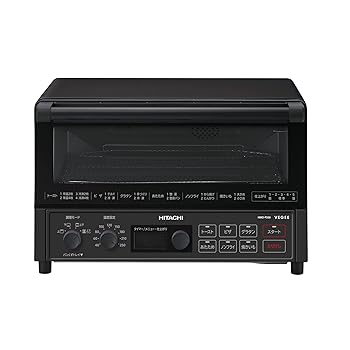 日立 コンベクション オーブントースター HMO-F200 B ストーンブラック 1,300W 食パン 4枚焼き 遠赤ヒーター 熱 (中古:未使用・未開封)