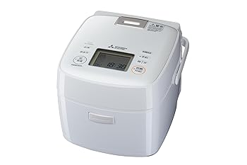 三菱電機 炊飯器 3.5合 IH式 日本製 一人暮らし 炭炊釜(2層厚釜) 可変超音波吸水 もちもちモード 月白 NJ-SE06F-(中古:未使用・未開封)