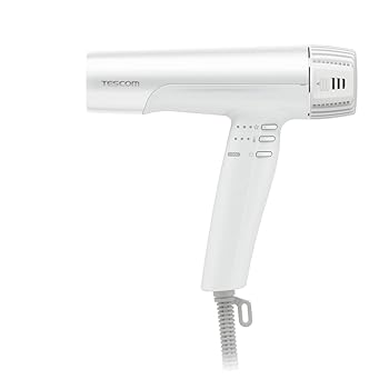 テスコム ヘアドライヤー プロテクトイオン 軽量 冷温風 ラク抜きプラグ TD770A-W(中古:非常に良い)