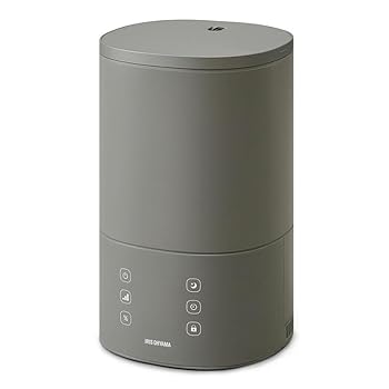 アイリスオーヤマ 加湿器 大容量 ハイブリッド式 超音波式 スチーム式(加熱式) 加湿量 550ml タンク容量 3.8L 畳(中古:未使用・未開封)