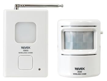 リーベックス(Revex) ワイヤレス チャイム Xシリーズ 送受信機セット 防犯 人感 センサー X850(中古品)