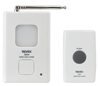 リーベックス(Revex) ワイヤレス チャイム Xシリーズ 送受信機セット インターホン 呼び出しチャイムセット X810(中古品)