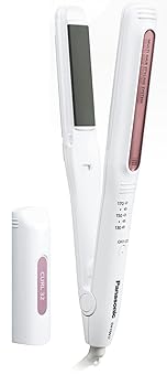 パナソニック ヘアアイロン カール・ストレート両用 海外対応 32mm 白 EH-HW12-W(中古:未使用・未開封)