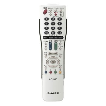 シャープ 液晶テレビ用リモコン RRMCGA644WJSA(0106380235)(中古:未使用・未開封)