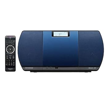 ケンウッド Bluetooth コンポ CR-D3-L [ブルー](中古:未使用・未開封)
