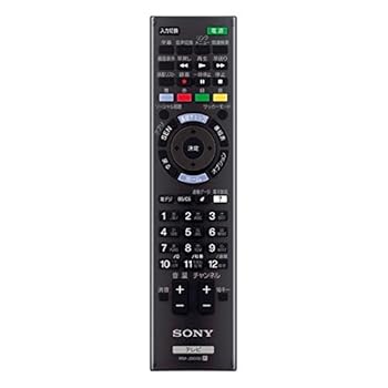 ソニー(SONY) 純正テレビ用リモコン RM-JD030 1-492-729-12 黒(中古:未使用・未開封)