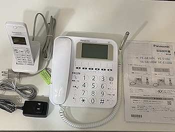 パナソニック 電話機 RU・RU・RU VE-E10DL(中古:未使用・未開封)