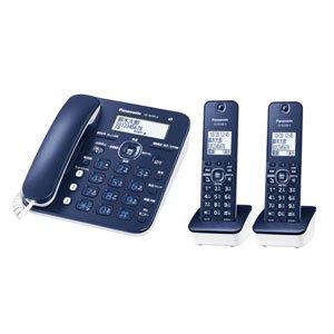 パナソニック 電話機 RU・RU・RU VE-GZ30DW-A [ネイビーブルー](中古品)