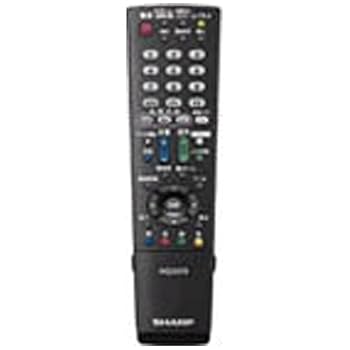 シャープ 純正テレビ用リモコン RRMCGB068WJSA【部品番号：0106380426】(中古:未使用・未開封)