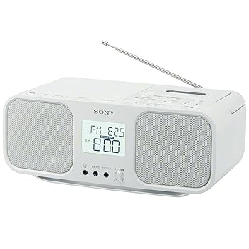 ソニー 赤外線 CDラジオカセットレコーダー CFD-S401 : FM/AM/ワイドFM対応 大型液晶/カラオケ機能搭載 電池駆動(中古:未使用・未開封)