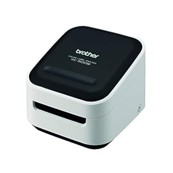 ブラザー工業 感熱カラーラベルプリンター VC-500W (フルカラー印刷/オリジナルラベル/PC・スマホ接続/オート・ (中古:未使用・未開封)