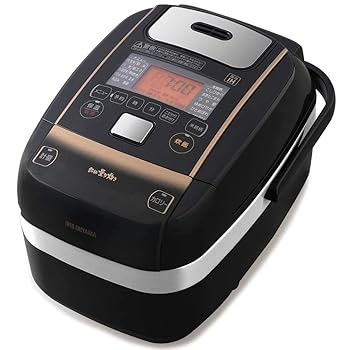 アイリスオーヤマ 炊飯器 3合 米屋の旨み 銘柄量り炊き 圧力IH炊飯器 カロリー表示機能 レシピ付き KRC-PC30-B  (中古:未使用・未開封)
