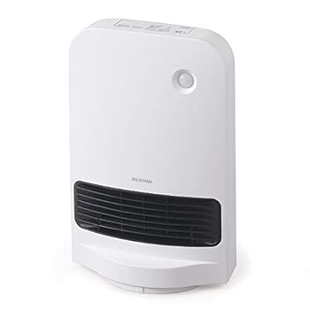 アイリスオーヤマ ヒーター セラミックファンヒーター 人感センサー付き 節電 省エネ 大風量 首振りタイプ 1200W(中古品)