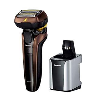 パナソニック ラムダッシュ リニア メンズシェーバー 5枚刃 茶 ES-CLV7F-T(中古品)