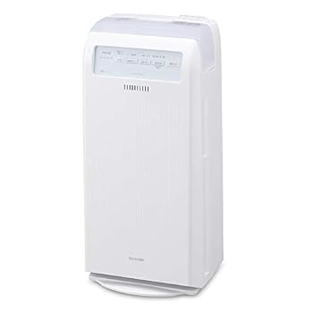 アイリスオーヤマ 加湿 空気清浄機 17畳 脱臭 ホコリ 花粉 加熱式 ホワイト HXF-C40-W(中古品)