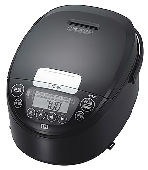 タイガー魔法瓶(TIGER) 炊飯器 IH式 5.5合 炊きたて JPW-H100K ブラック Tiger(中古:未使用・未開封)