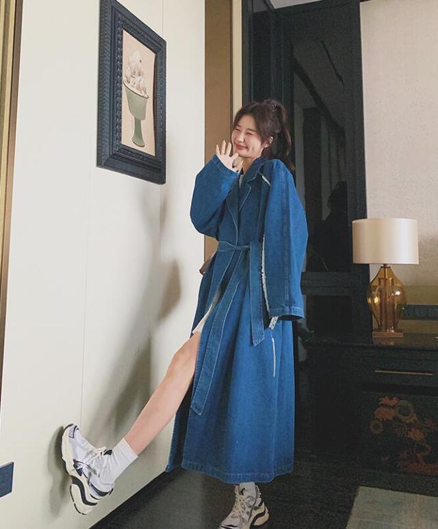 超ロング丈デニムコートマキシ丈 トレンチコートベルト付き デニム コート アウター レディース ジャケット Gジャン 森ガール ビッグシルエット 秋 ロングコート ゆったり 春