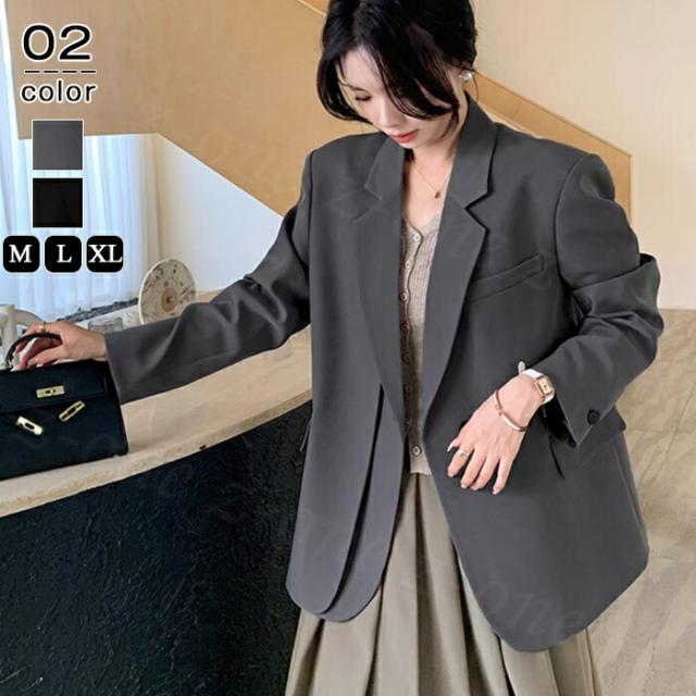 テーラードジャケット ジャケット 新作 きれいめ レディース カジュアル フォーマル ゆったり テーラード アウター スーツ スーツジャケット 大きいサイズ オフィス オフィスカジュアル 入学 ロング