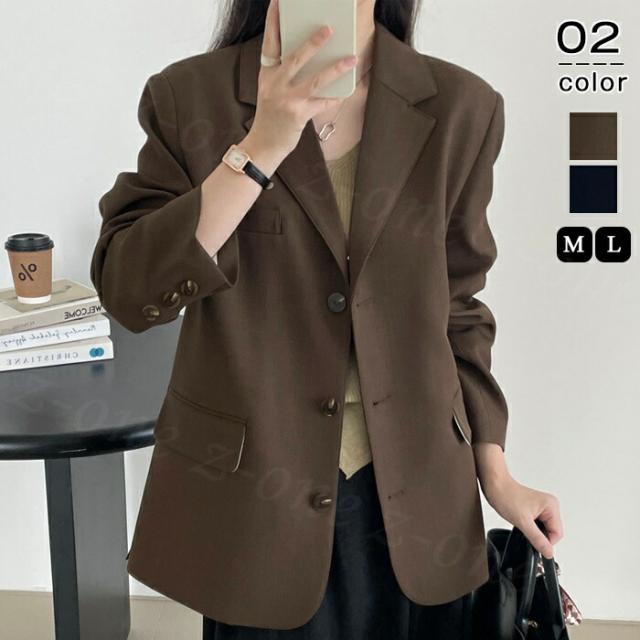 テーラードジャケット ジャケット 新作 きれいめ レディース カジュアル フォーマル ゆったり テーラード アウター スーツ スーツジャケット 大きいサイズ オフィス オフィスカジュアル 入学 ロング