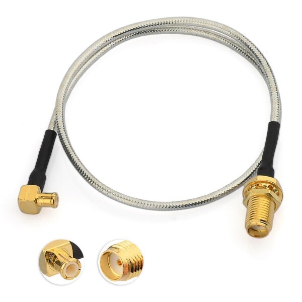 Superbat MCXオス⇔SMAメス 変換ケーブル（RG405 30cm） 地上デジタルアンテナ・車載チューナーやワンセグ・カーナビ ...