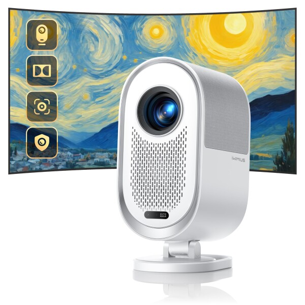 プロジェクター 家庭用 30000lm高輝度iWiMiUS K11 HDMIARC 双方向Bluetooth5.3 WiFi6 静音 4?対応 300