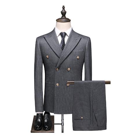 メンズ スーツ ダブルスーツ セットアップ スリーピース 紳士 結婚式 ドレスコートフォーマル 大きいサイズ 出張 冠婚葬祭 ダブルブレスト 秋 新作