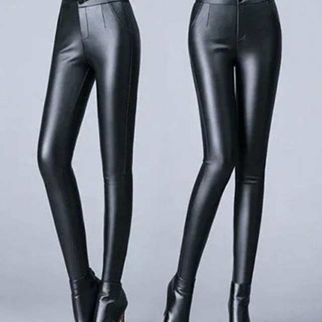 【ポイント10倍！】羊革 本革 レザーパンツ レディース　スキニー　革パン　バイクパンツ バイク用レザーパンツ　革パンツ　ストレート ライダースパンツ 　モーターパンツ