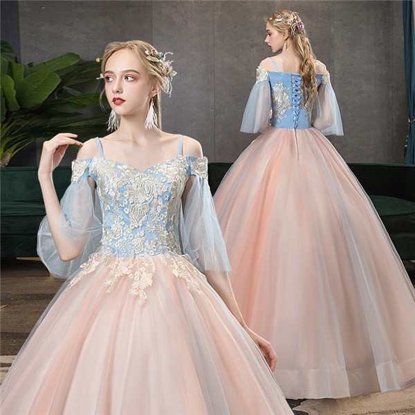 カラードレス ロング ウェディングドレス ロングドレス オフショルダー 花嫁 演奏会 二次会 ピアノ発表会 成人式 ドレス ロング 大人 ステージ衣装 大きいサイズ 舞台衣装 コンサート きれいめ da101zmzml9