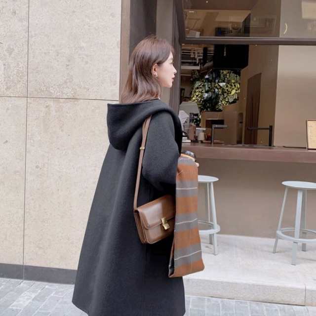 ステンカラーコート レディース 韓国風 通勤 ゆったり ロングコート