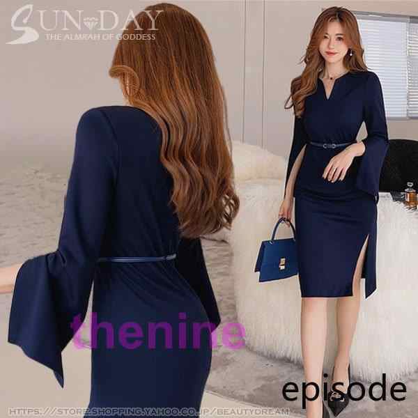 冬新品ワンピースレディース キャバドレス キャバクラ ドレス 長袖 パーティードレス OL通勤 ワンピース 20代30代40代50代 大 お呼ばれyd-6777