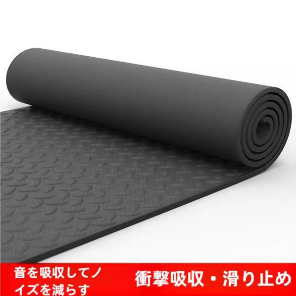 エアロバイクマットウォーキングマシンマット遮音マットレス厚さ10mmランニングマシン防音?振動吸収株式会社錦、フロア保護高密度EVA175x80cm200x100cm運動マッ