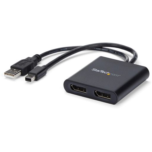 STARTECH.COM 2ポートMSTハブ MINI DISPLAYPORT - 2X DSIPLAYPORT マルチモニタースプリッタ 4K対応 WINDOWSのみ対応 MSTMDP122DP