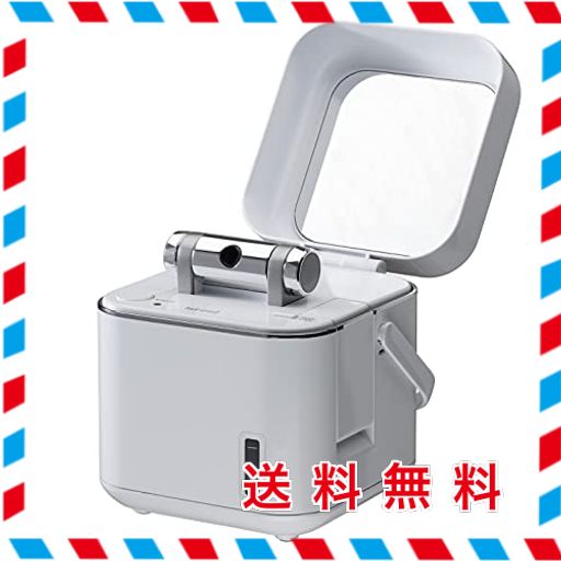 ツインバード フェイススチーマー 美顔器 イオンスチーム コンパクト ミラー付 水道水OK 毛穴ケア ノズル調節可能 ホワイト SH-2786W