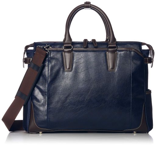 [ハクバ] FINESEED TOKYO ビジネスバッグ BB1603 A4サイズ対応 16インチPC対応 カジュアルダウンスタイル 通勤 普段使い ネイビー