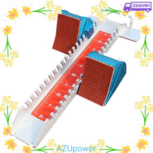 スターティングブロック 陸上競技 短距離 64*31*13CMスターティングブロックスタンダード スーパー 陸上競技 トラック競技 スタートブロック用 (ペダル部)2段式、(フットペダル)6段角度調節式