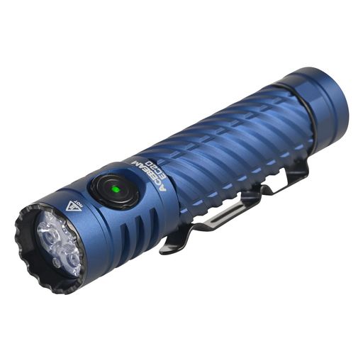 ACEBEAM EC20 EDC マルチ光源 懐中電灯 2500ルーメン 高出力 370メートル 長距離 無段階調光 フリッカーフリー LEDフラッシュライト IP68 2M防水 マグネット式テールスタンド 電池監視 キャンプ 防…