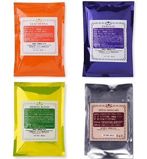 I.P.Mヘナケアー基本の4点セット (各100G)