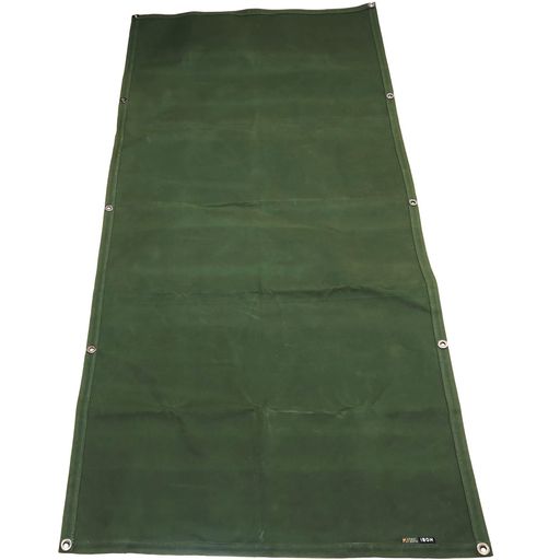 HOBI【日本製】サバイブシートL グランドシート プレミアム帆布(シャットル織機) 強力防水パラフィン加工 [無骨でタフ] 厚手 マルチ 頑丈ハトメ×10 陣幕 キャンプ 焚火 風避け テント マッ…