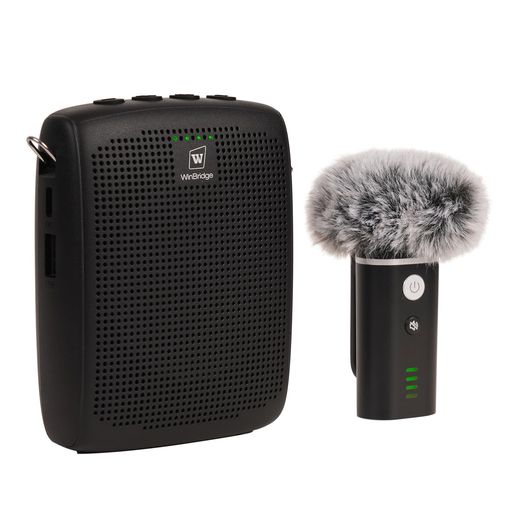 W WINBRIDGE ポータブル拡声器 ハンズフリー拡声器 2600MAH 軽量 小型 拡声器15W 日本語説明書付き 006